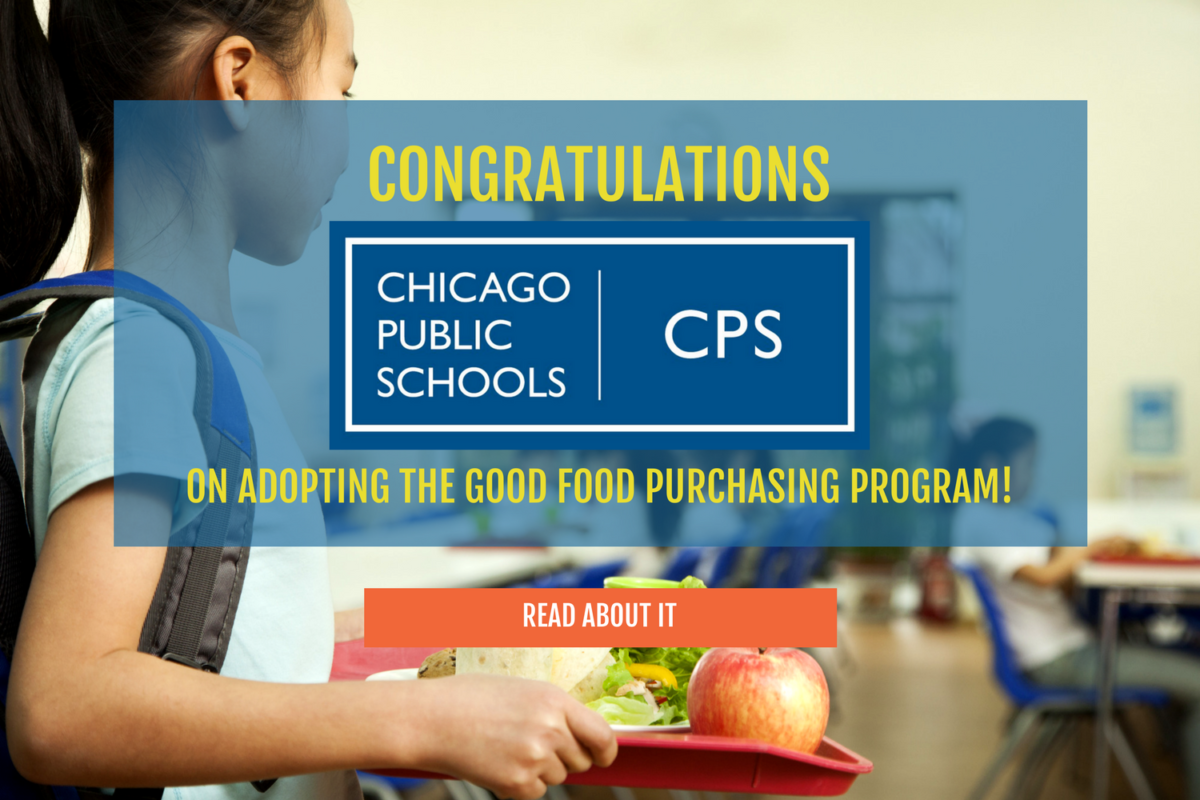 CHICAGO – Good Food Purchasing Program